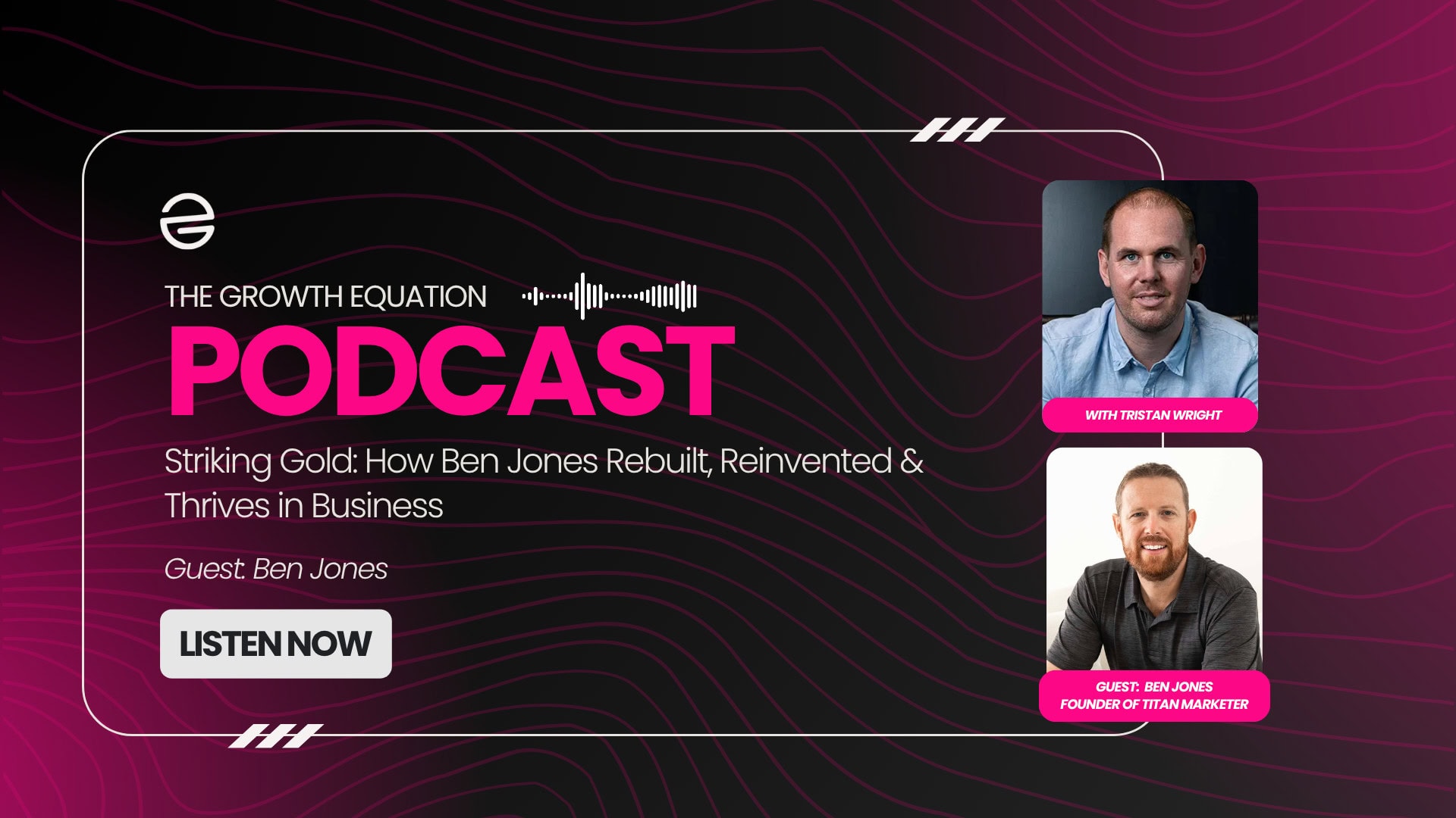 Striking Gold: How Ben Jones Rebuilt, Reinvented & Thrives in Business ...